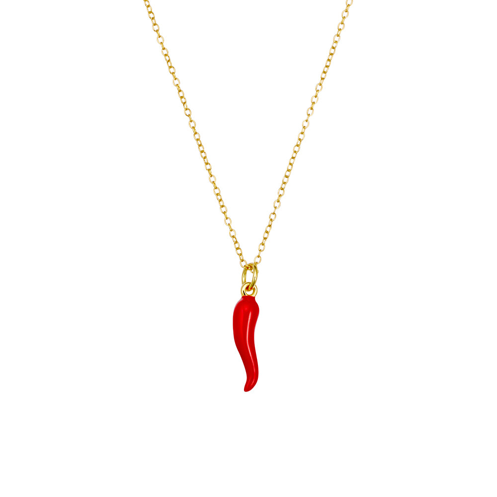 Cornicello necklace (red ) – Opa Designs